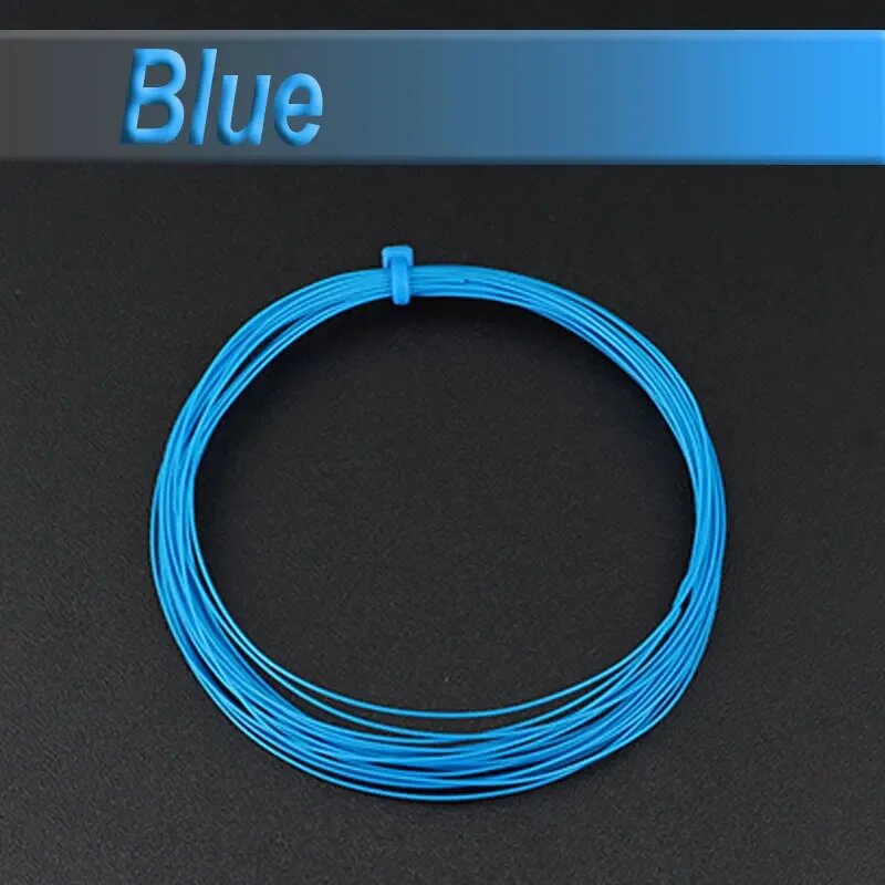 Медный провод UL1423 PTFE 38/36/34/32/30/28/26/24AWG PVDF посеребренный 10/50 32AWG, Blue, 20 Meters