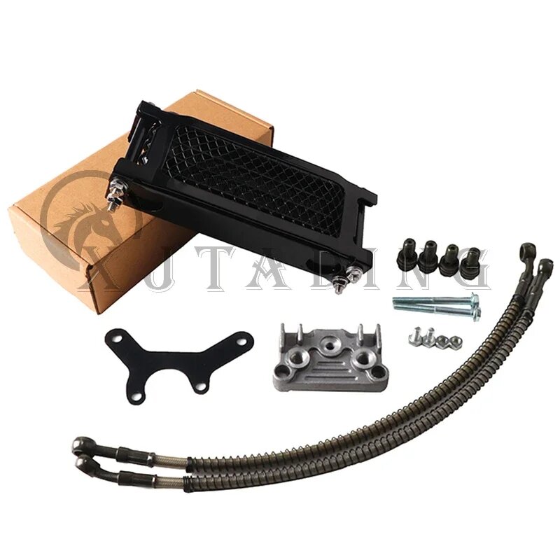 Масляный радиатор для мотоцикла, аксессуары для Honda Monkey 110 140 Black B 125-140cc