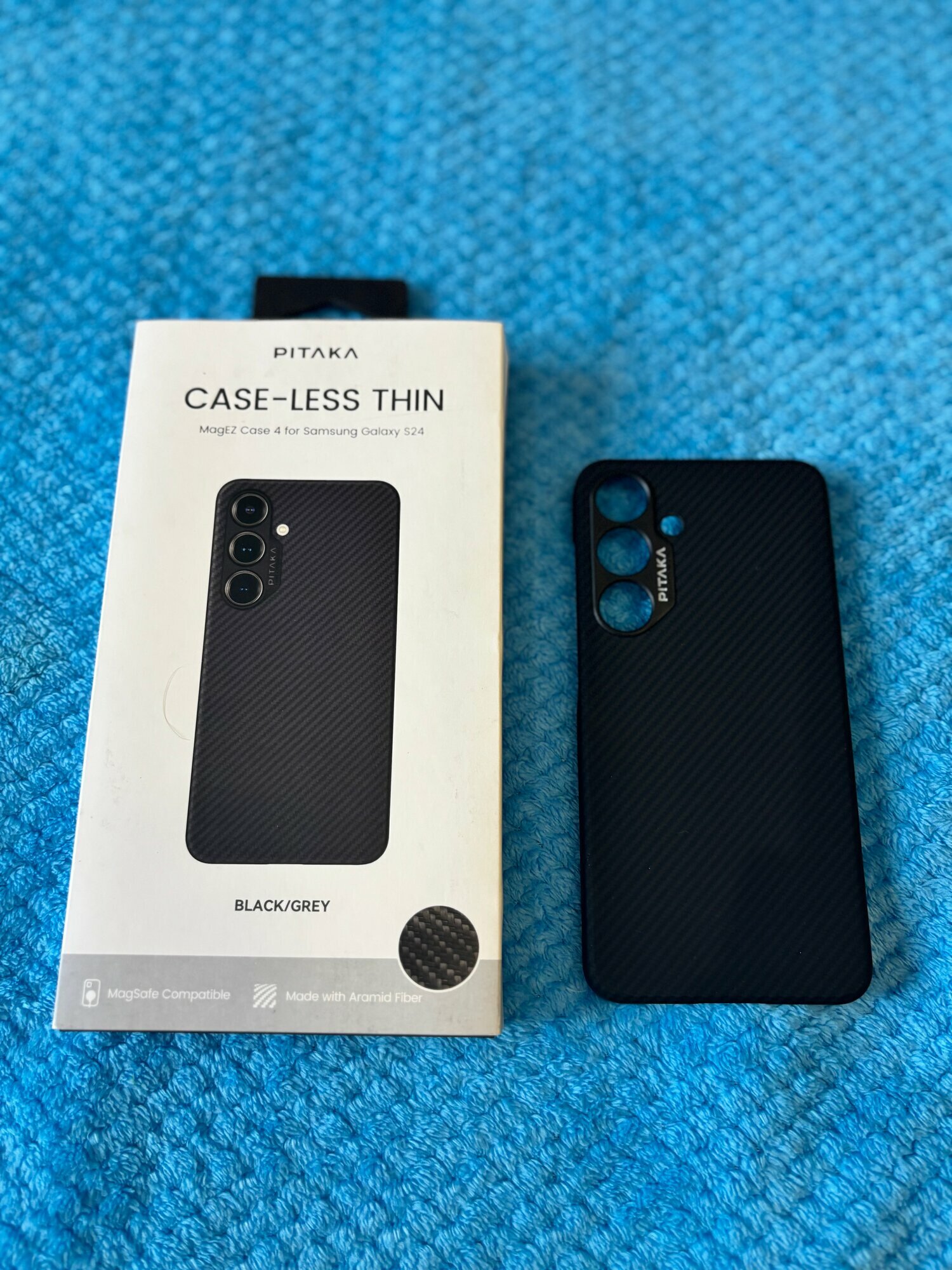 Чехол Pitaka MagEZ 4 Samsung Galaxy S24 (6.16 "), черный