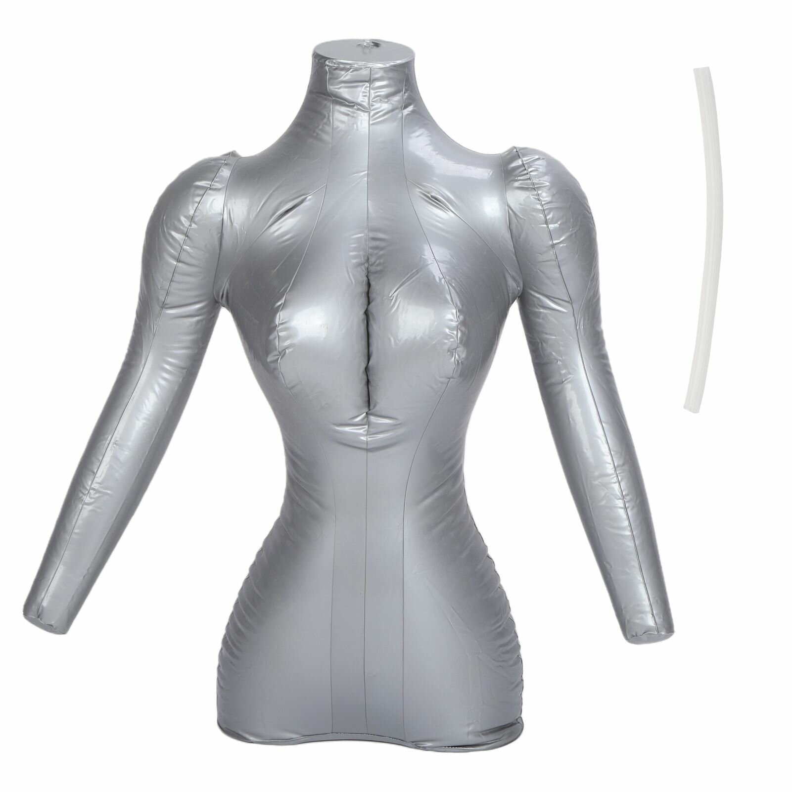 Женский надувной манекен верхней части тела из ПВХ для демонстрации одежды на вешалке для пальто и курток в магазине