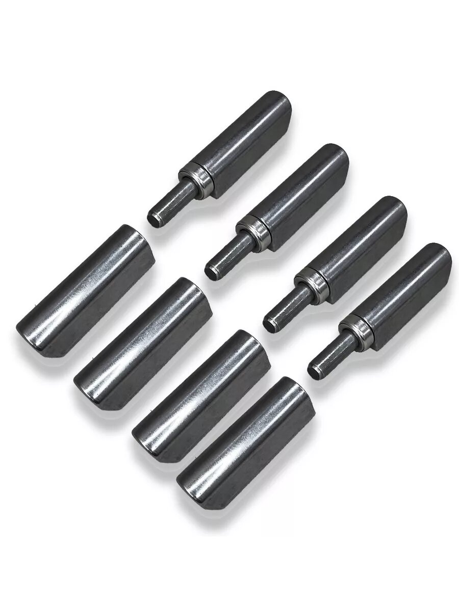 Петля гаражная, дверная каплевидная 20х140 мм с подшипником, 4 штуки