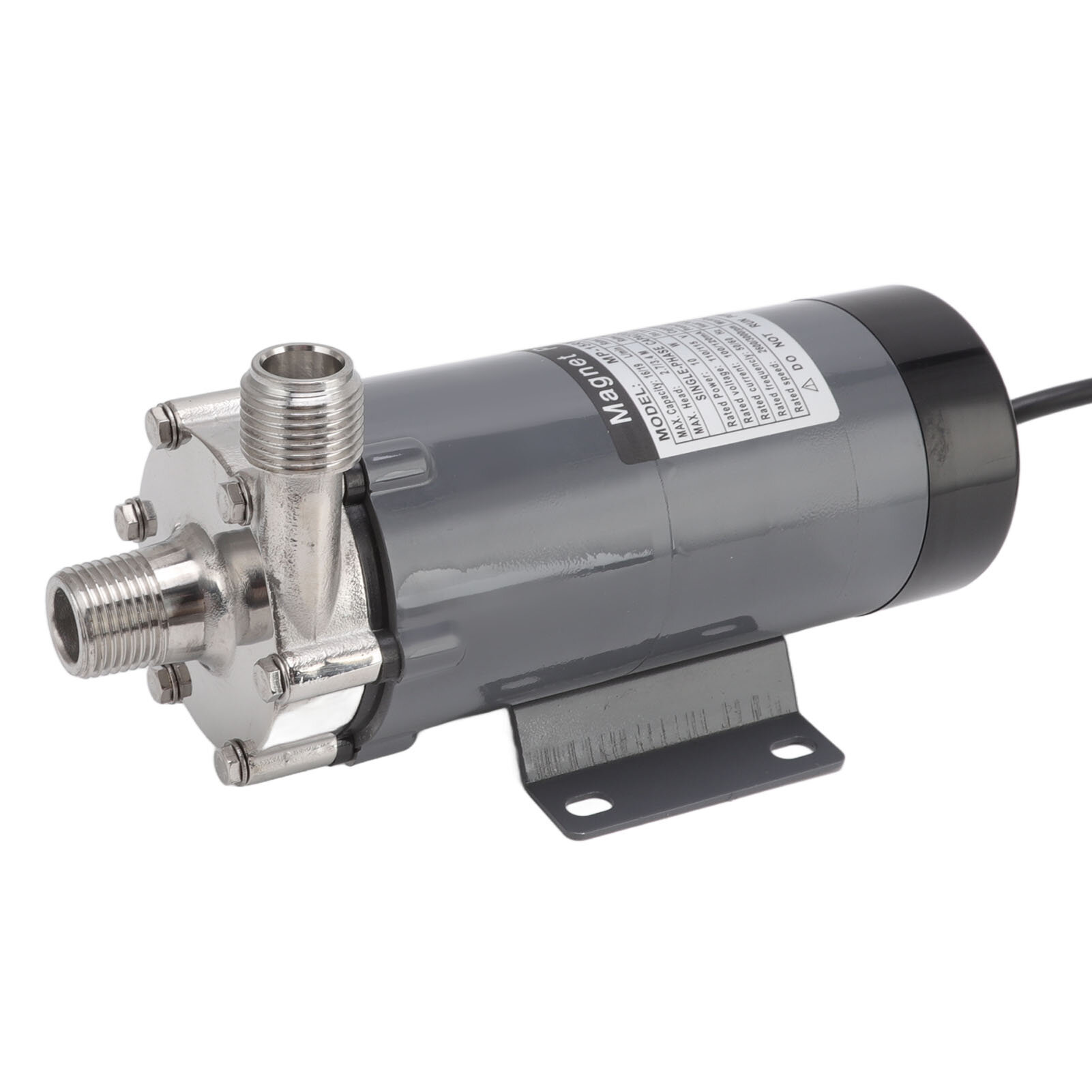 Магнитный пивной насос 110 В, головка из нержавеющей стали, домашняя пивоваренная система, высокая термостойкость, пивной насос, вилка стандарта США