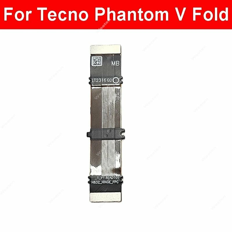 Гибкий разъем для ЖК-экрана материнской платы для Tecno Phantom V Fold AD10, гибкий кабель вращения оси, запасные части Small Flex