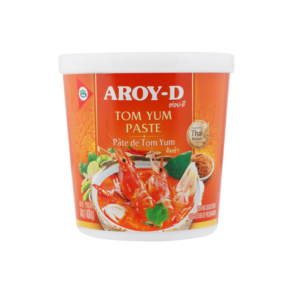 Паста Aroy-D Том Ям с кисло-острым вкусом для приготовления соусов и супов 400 г, Таиланд