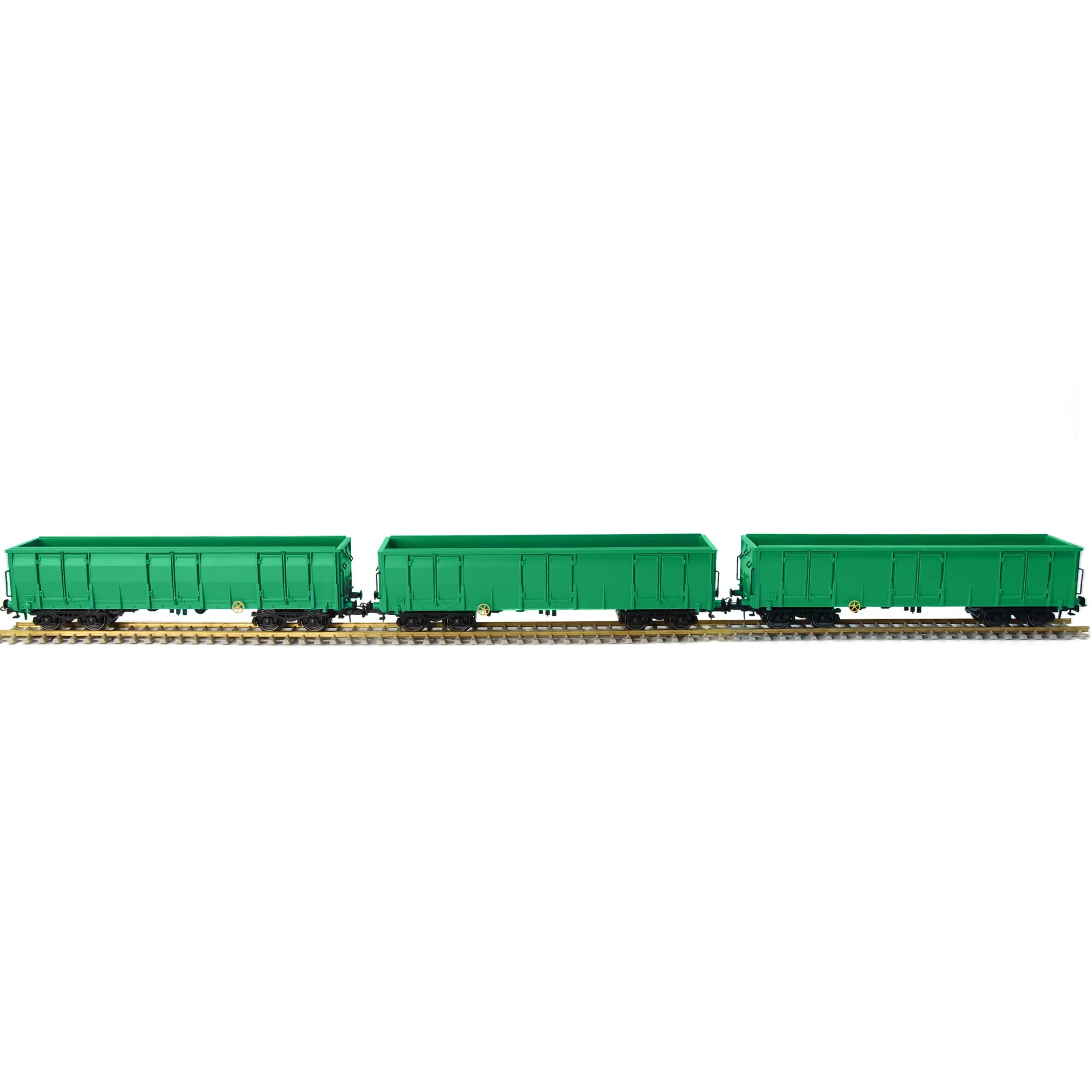 Изумрудные полувагоны Evemodel C8742 1:87, 3 шт.
