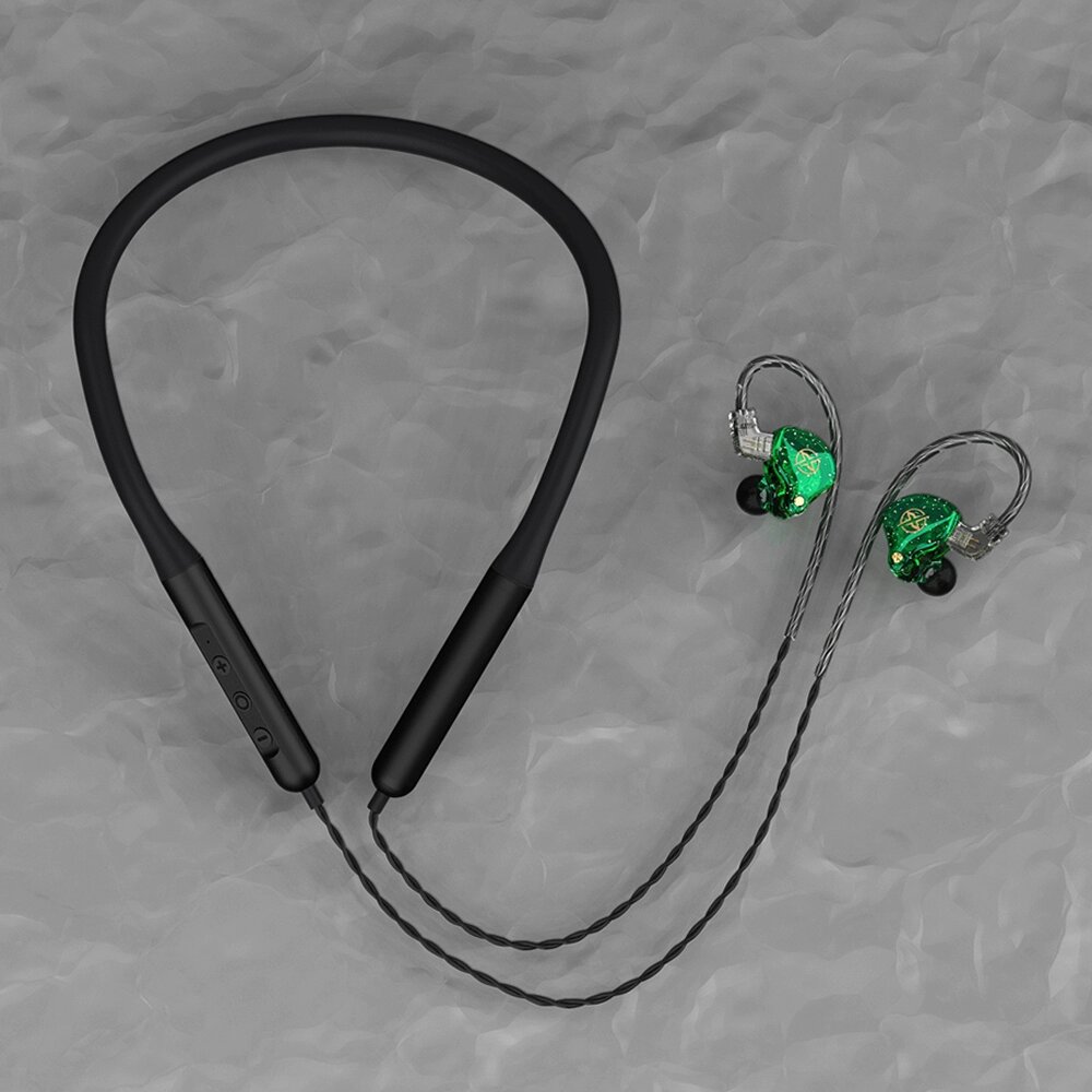 Игровые наушники-воротник с Bluetooth, зеленые, однорежимные (только Bluetooth для ПК и мобильных игр)