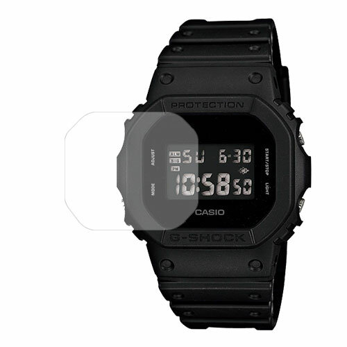 Скрин Мобайл защитный экран для часов Casio DW-5600BB-1 из гидрогелевая плёнка прозрачная