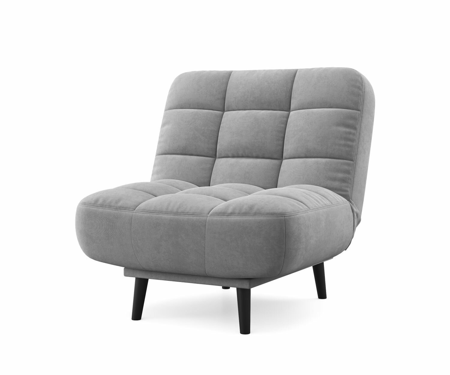 Кресло кровать раскладное Бадди книжка 100x98х97, темно-серый ультра грей