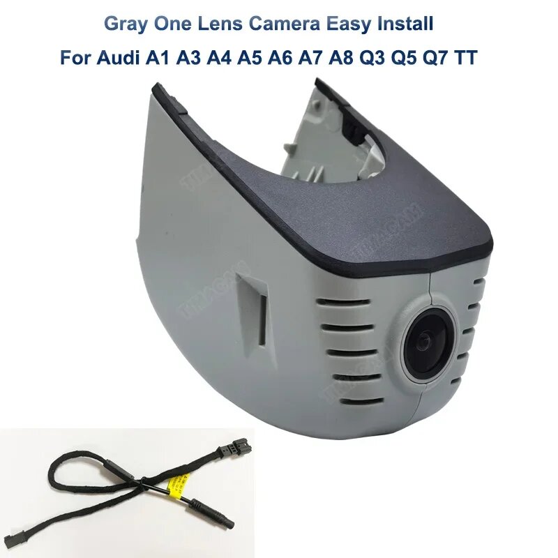 TIMACAM Plug and Play 1080P Wi-Fi CARDVR для Audi a3 a4 a5 a6 a7 a8 q3 q5 q7 b4 b5 b6 b7 TAD02 Gray