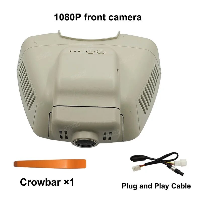 Plug and Play 4K 2160P 2K 1K Wi-Fi для Mercedes Benz C Class w204 NO TF Card, 1K Front Cam Beige