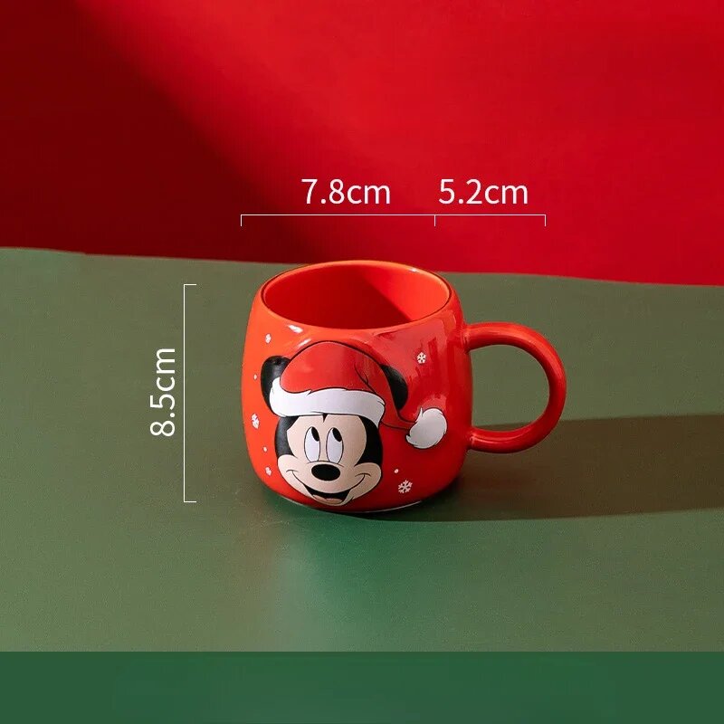 Керамическая рельефная миска с Микки Диснеем, Каваи, мультяшный Микки, подарок на день рождения, посуда, миска, ложка, чашка для воды, детский подарок на день рождения