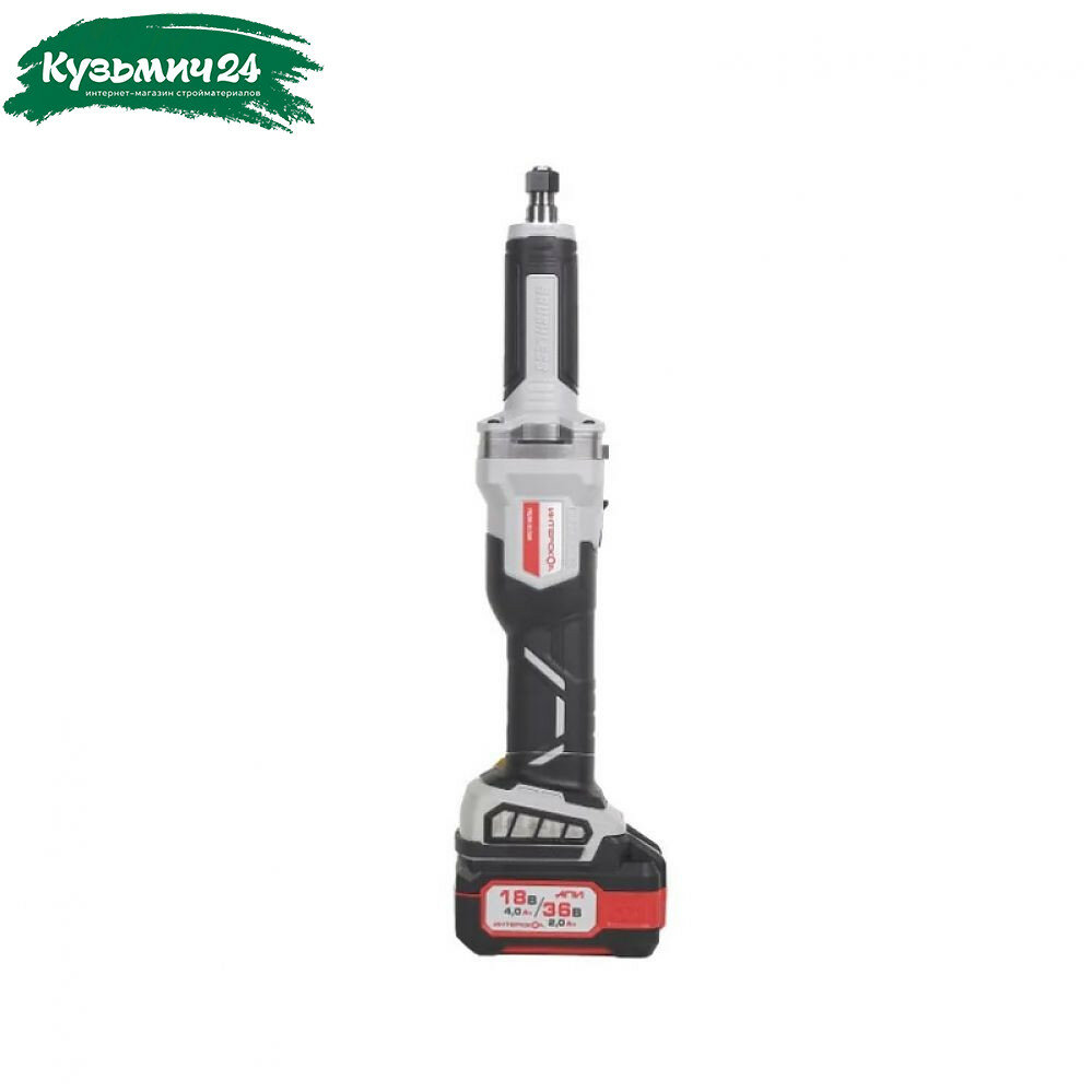 Аккумуляторная прямая шлифовальная машина Интерскол ПШМ-8/36В 36В 2акк, 2.0Ah+з. у. 821.2.2.70, 1 шт