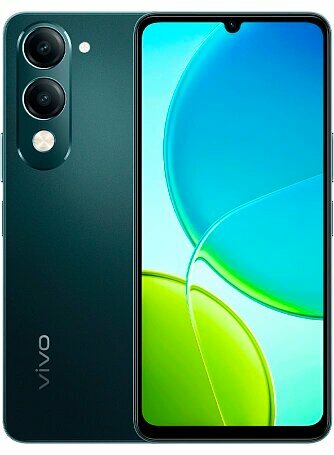 Смартфон Vivo Y04s V2531 6GB/256GB международная версия (малахитовый черный), экран 6.74", аккумулятор 6000 мАч