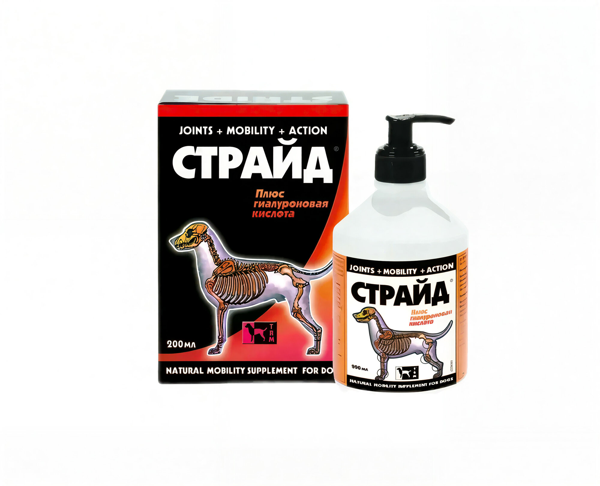 Кормовая добавка для собак TRM Страйд Плюс для нормализации и поддержания функций опорно-двигательного аппарата,200 мл — фото 1