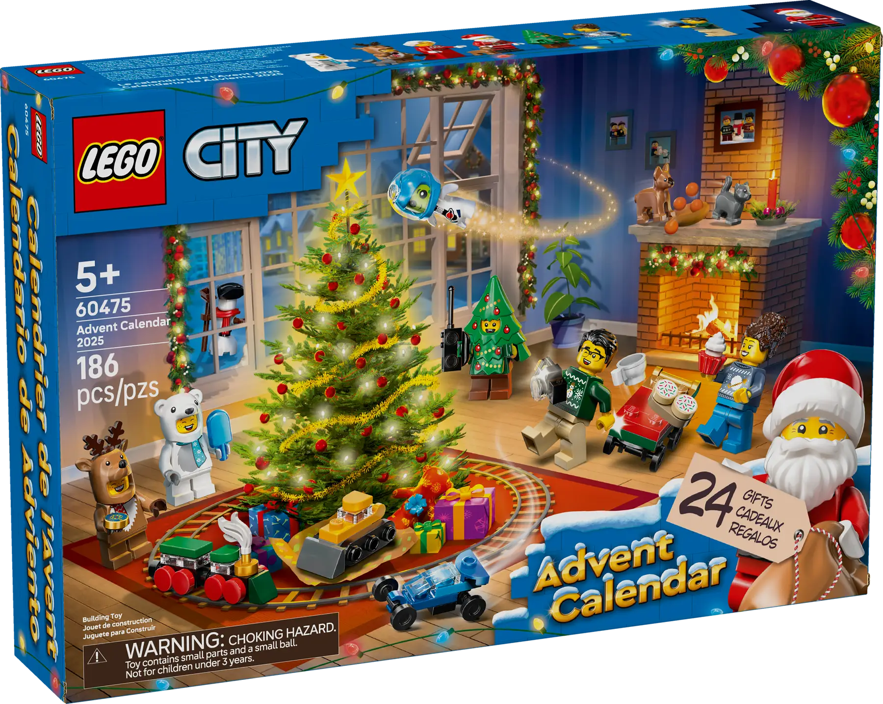 Пластиковый Конструктор Lego City 60475 Advent Calendar 2025 Адвент Календарь 2025