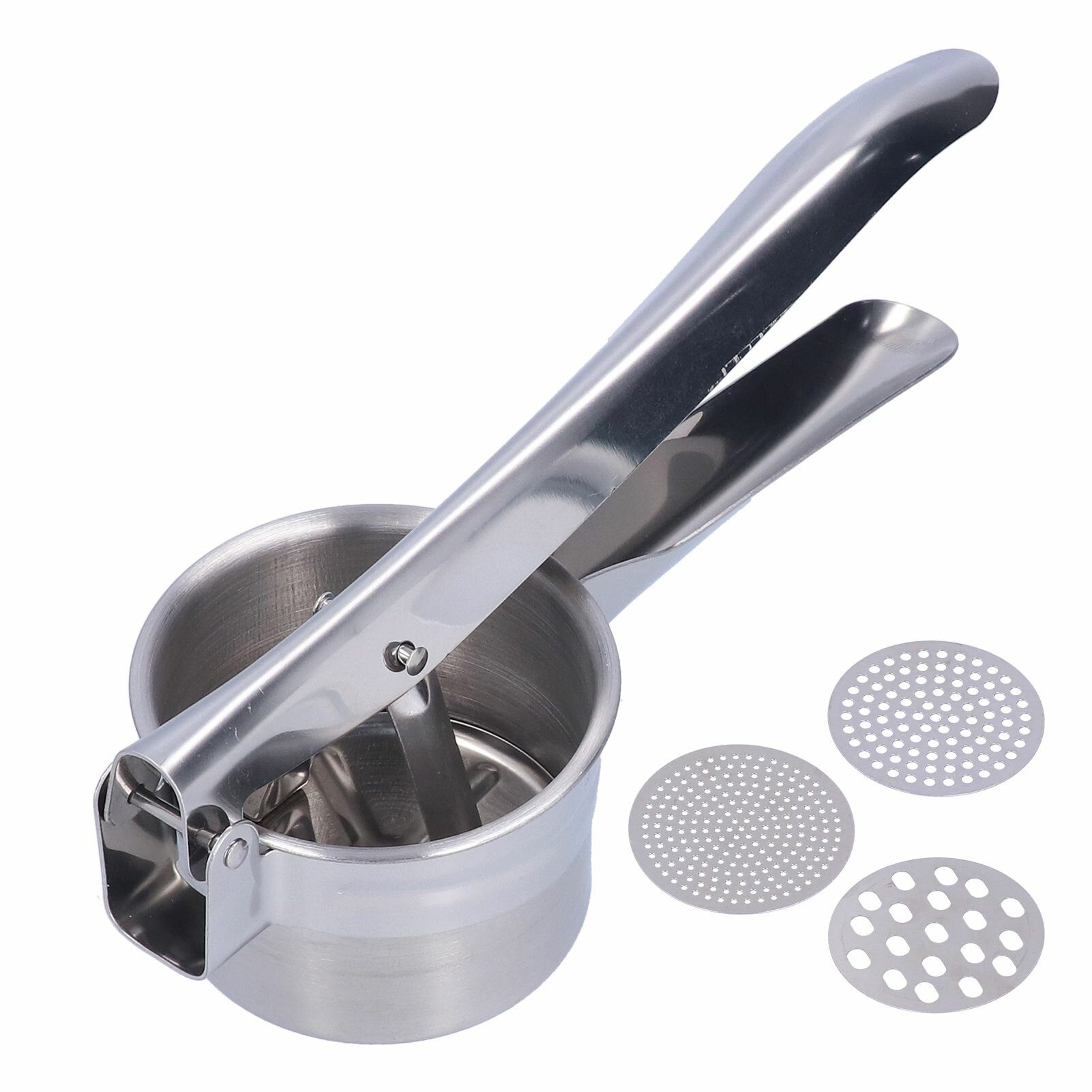 1 шт кухонный гаджет для дома: нержавеющая сталь картофелемялка, соковыжималка