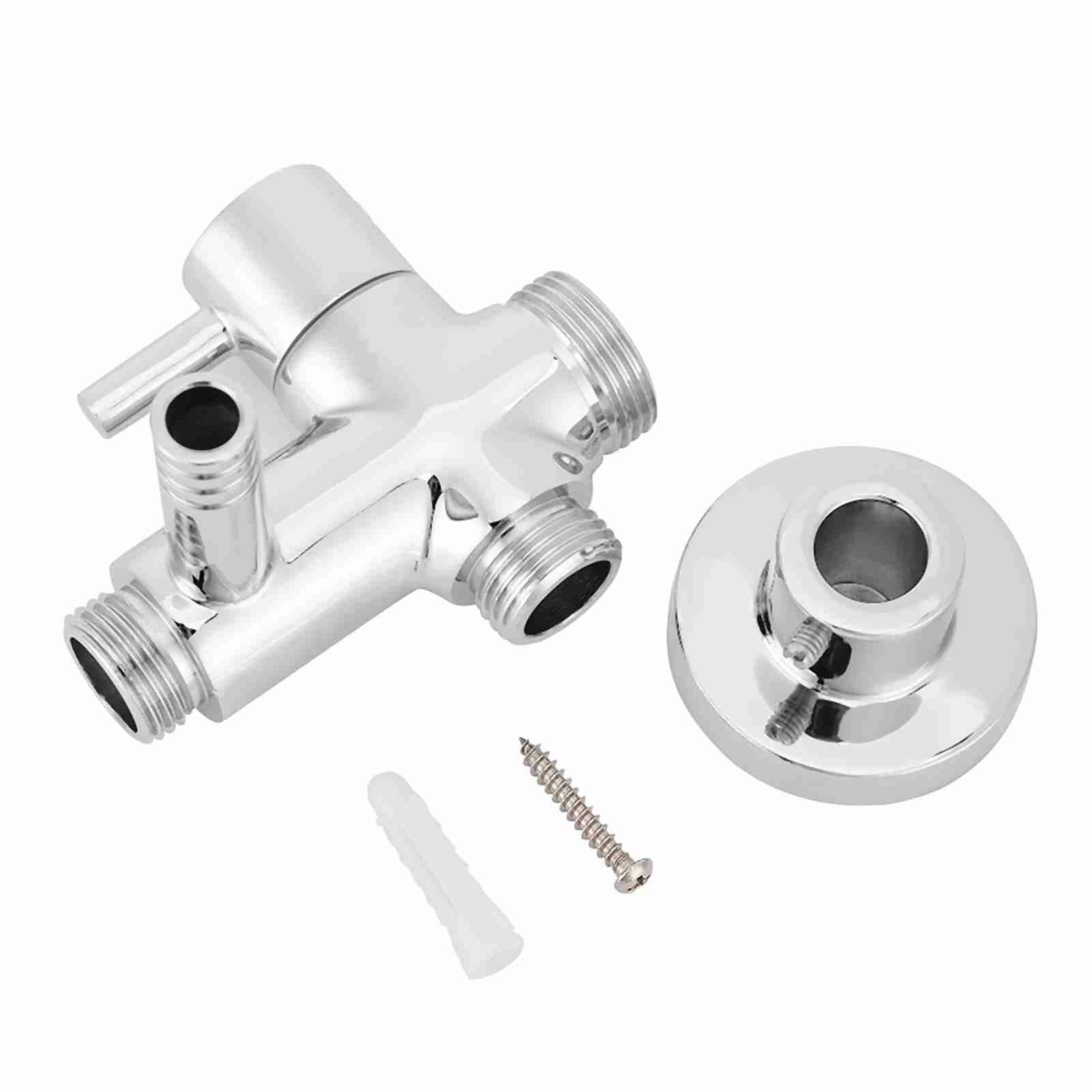 Настенный круглый медный разделитель для душа G1/2" с базовыми аксессуарами