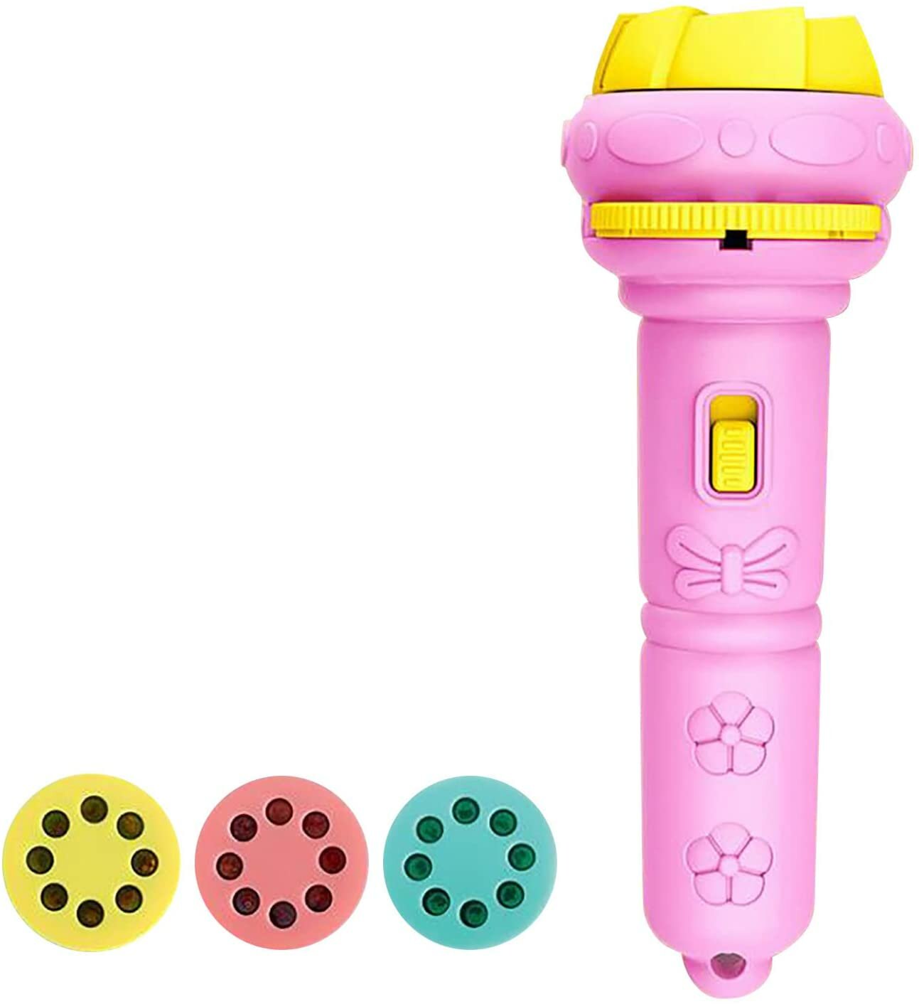 Товары для детей Фонарик проектор Слайд-проектор Свет для слайдов Игрушка Образовательный ночной свет Перед сном Розовый 3 карты Возрастной диапазон 2-4 года, 5-7 лет, 8-13 лет Материал ABS пластик Сертификат EN71 Упаковка Окно коробка Подарочная коробка