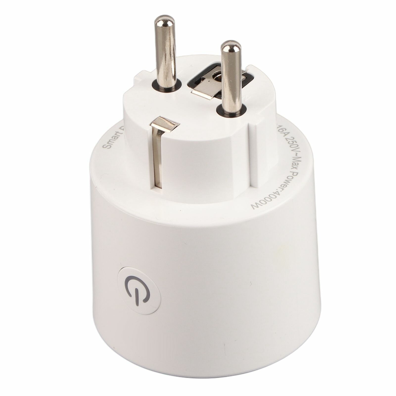 Умная розетка MOES WIFI, круглая, модная, из ABS, приложение, беспроводная розетка с дистанционным управлением, 4000 Вт, вилка европейского стандарта, 250 В