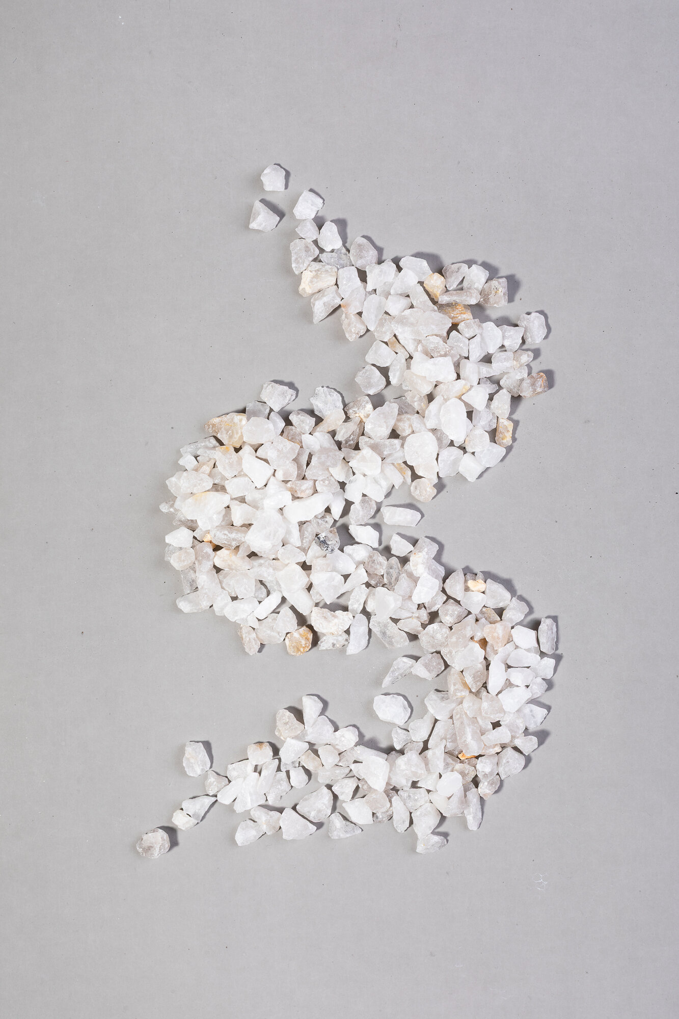 Натуральный кварц белый , фракция 5-10 мм, 5 кг. Декоративный грунт, гора Хрустальная