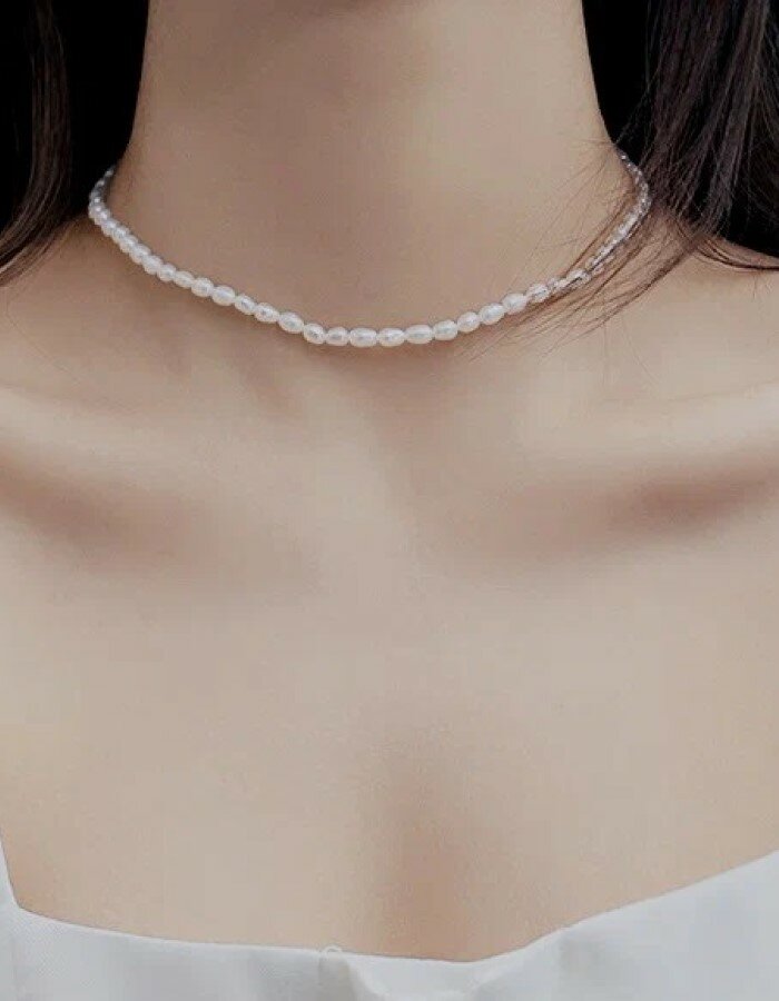 Колье, жемчуг имитация