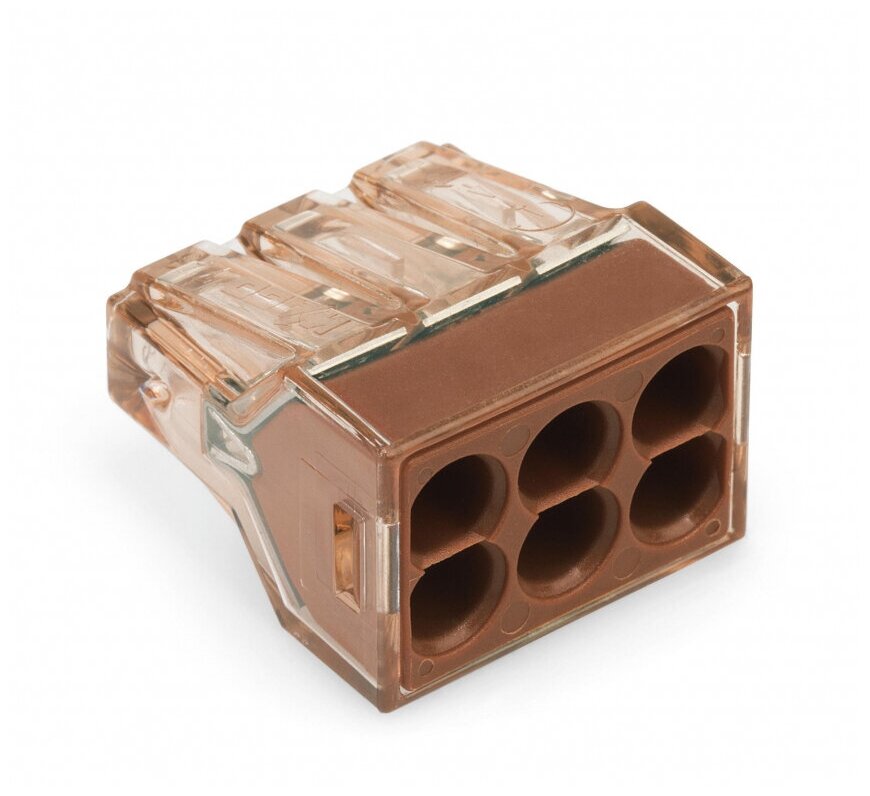 Клеммник WAGO шестерная (одножильных) х 1,5-4 мм2 32A Cu 773-606 (комплект 50шт)
