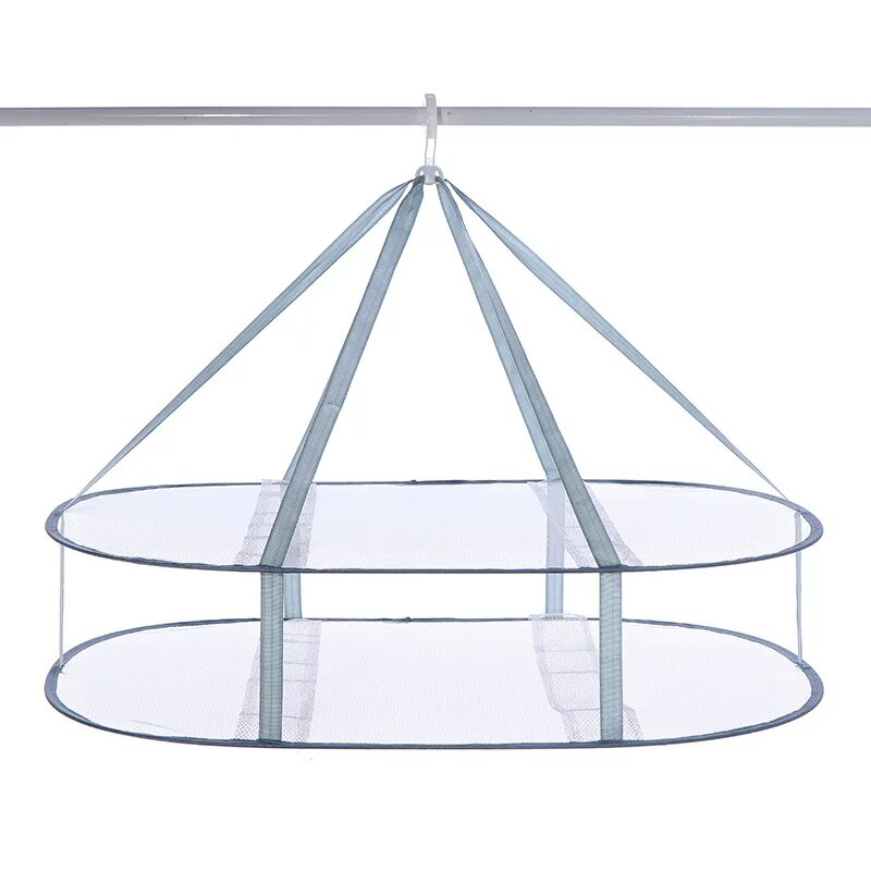 Двухслойная сетка для сушки белья, большая сетка для сушки носков, сетка для сушки свитеров, сушилка, корзина для