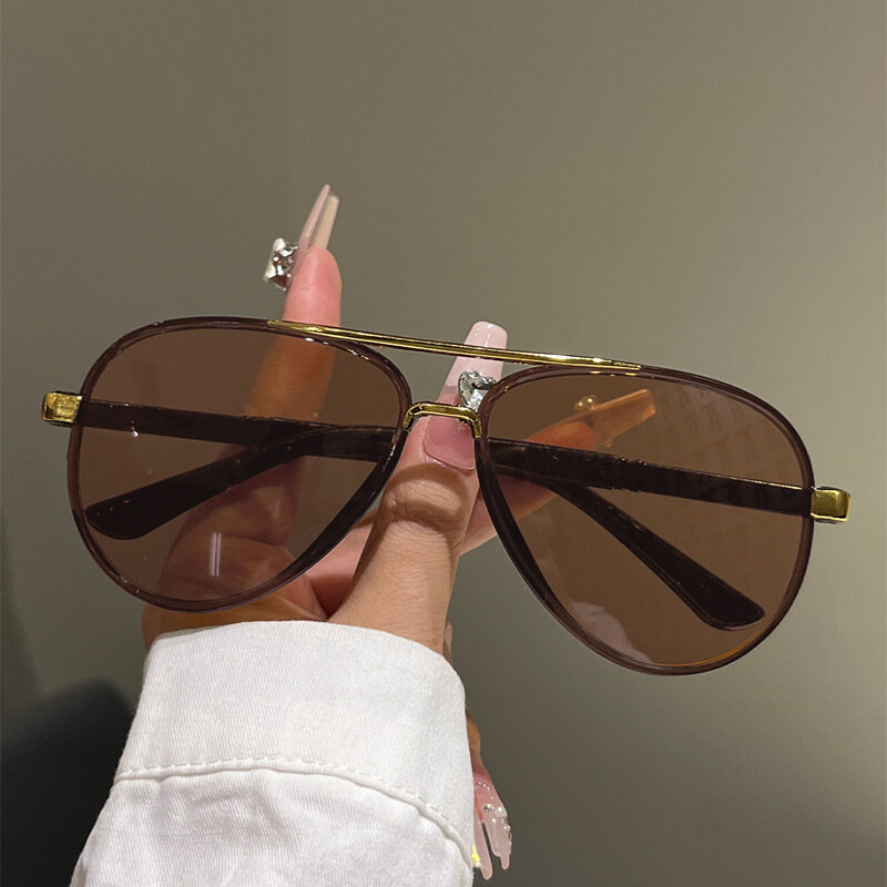 Style Очки солнца Защита Пилот Двойная балка Пластик/3570