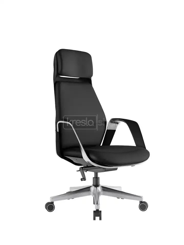 Кресло для руководителя Directoria&Moder гермес черная кожа