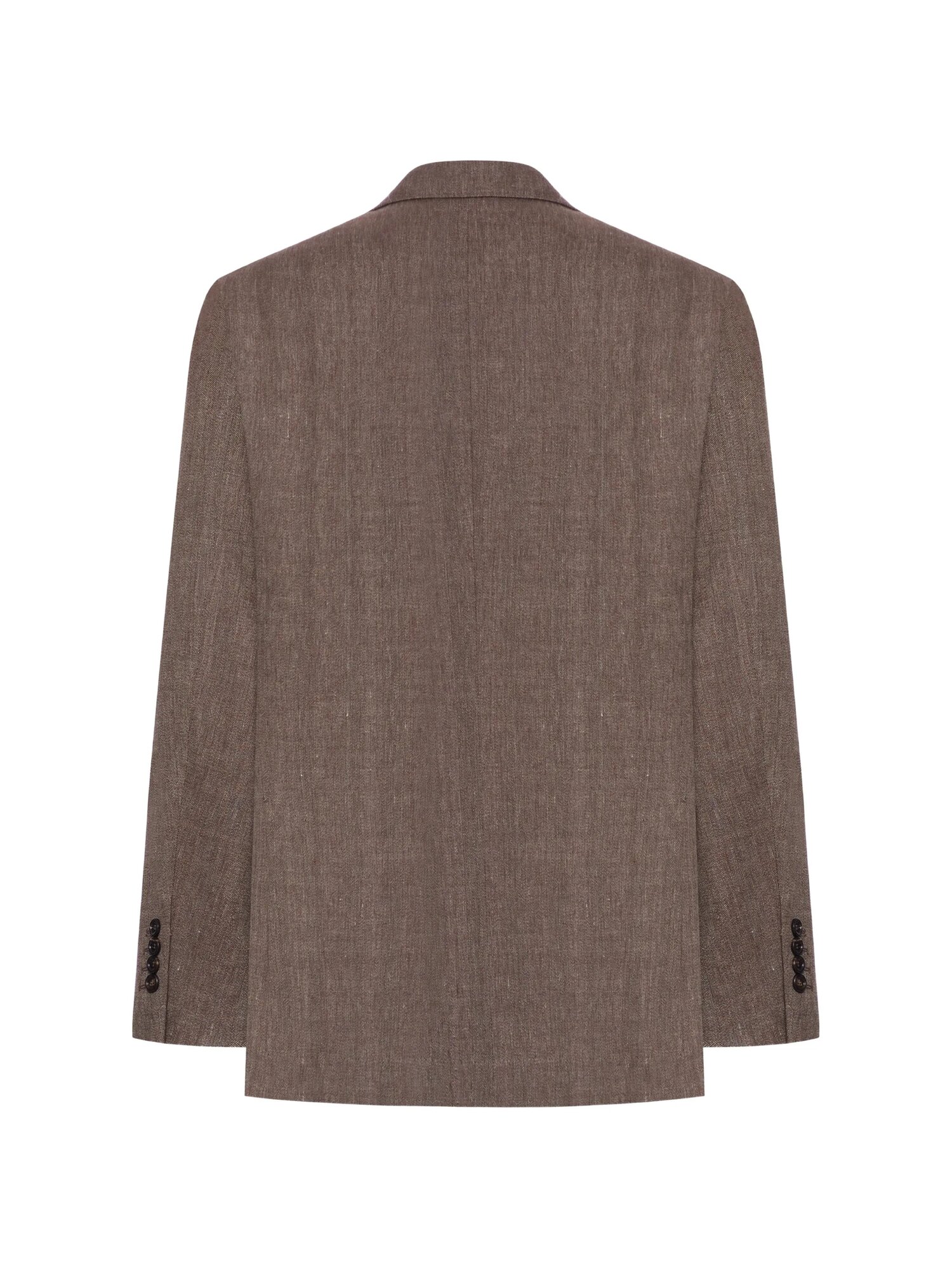 Пиджак BRUNELLO CUCINELLI Double-breasted blazer, размер 50, коричневый — фото 1