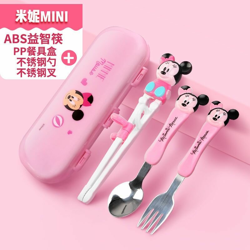 Детские палочки для еды, ложка, вилка, портативная посуда, тренировочные палочки для еды, домашняя ложка для малышей, обучение еде