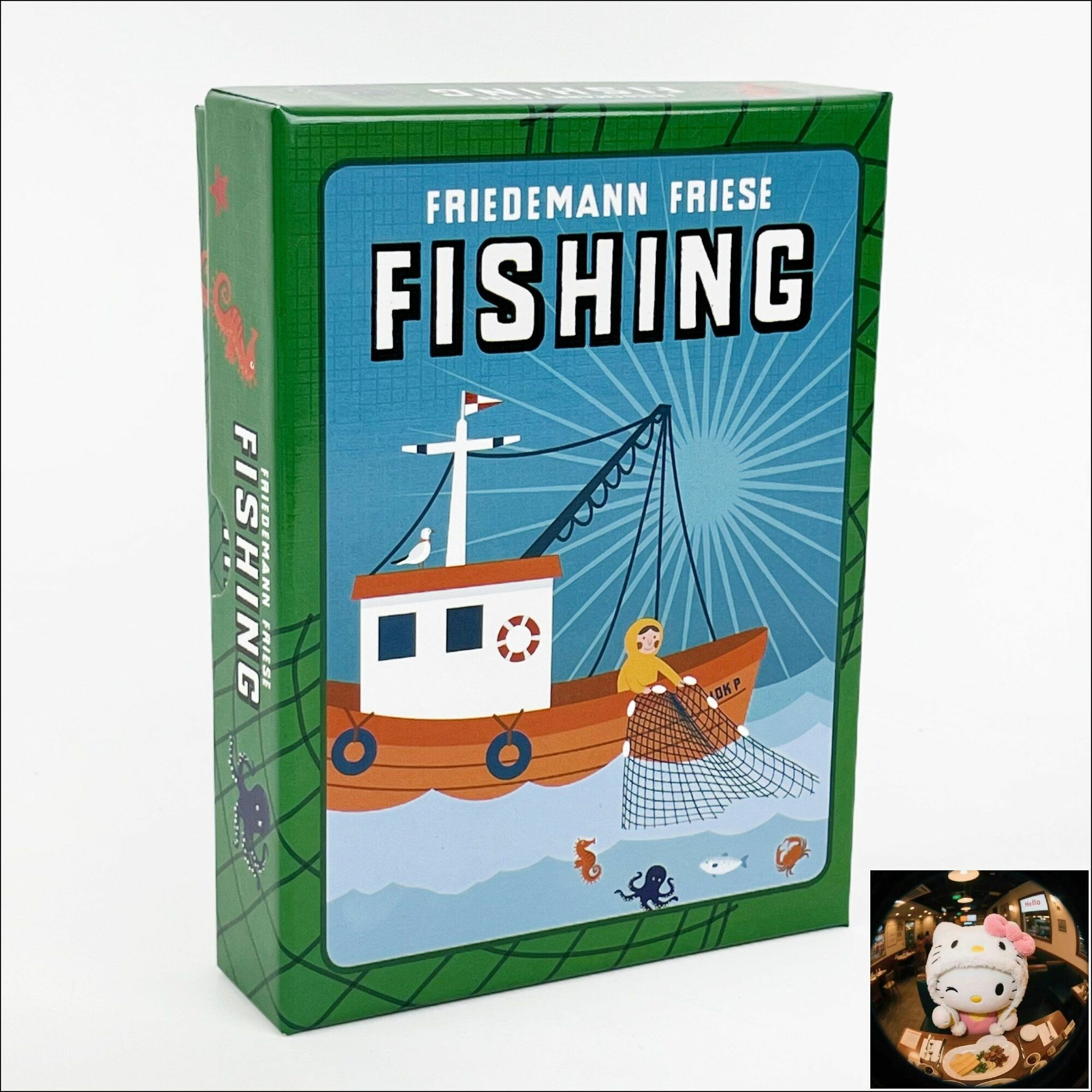 Настольная игра Fishing: Премиум-издание с тиснением! Прочная коробка, 3-5 игроков, 40-60 мин. Вечеринка!-DKD-CJ0815