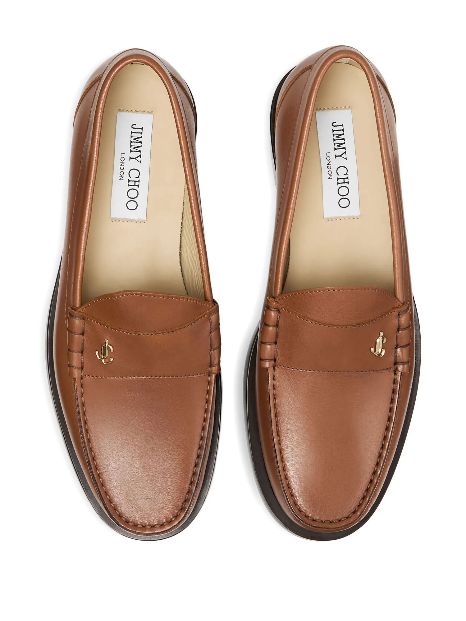 Лоферы JIMMY CHOO Ethan, размер 41, brown — фото 1