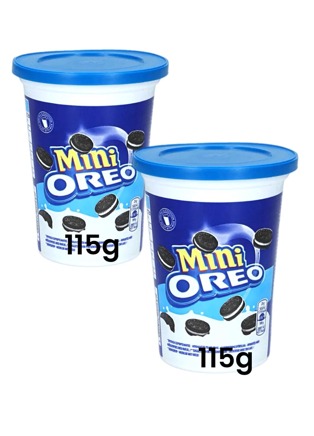Печенье Oreo Mini / Орео мини с ванильным кремом, 115г. х 2 шт (Испания)