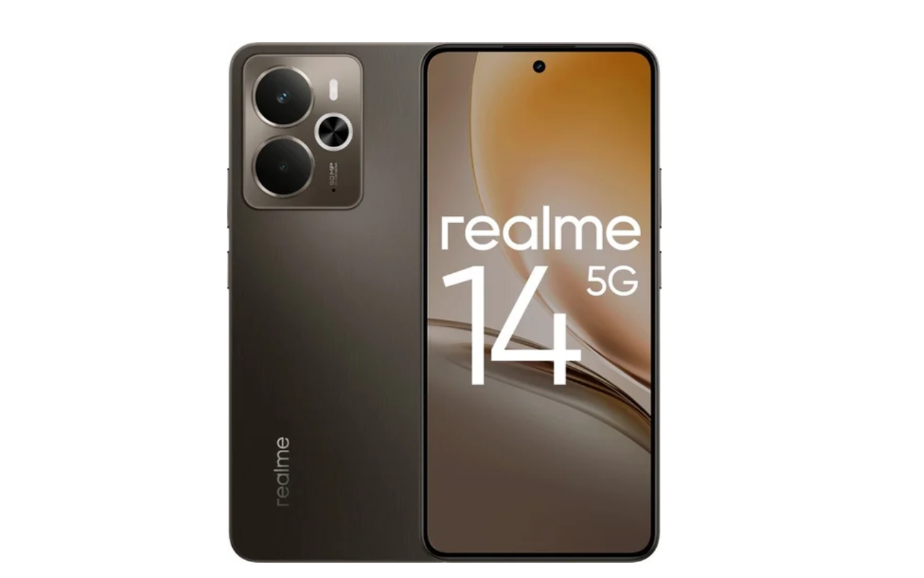 Смартфон Realme 14 5G RMX5070 8/256Gb черный (6941764457744)