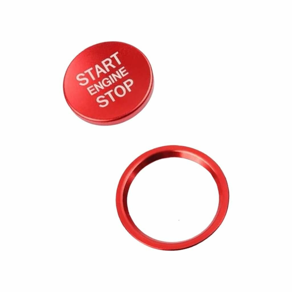 Новое декоративное кольцо Audi A4L/A5/A6LA7Q5 для запуска двигателя с помощью одной кнопки-красное