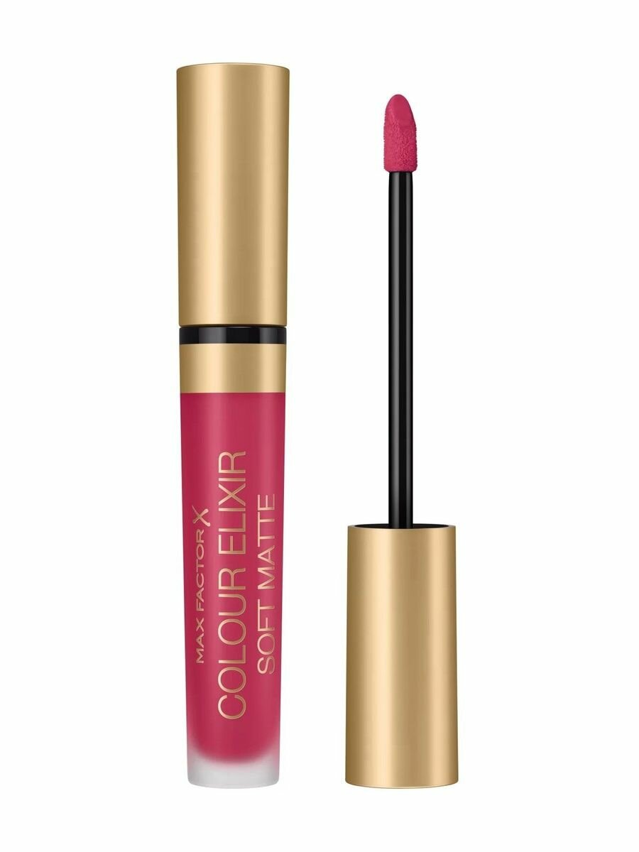 MAX FACTOR Губная помада Colour Elixir Soft Matte жидкая, 4 мл, 025 Raspberry Haze
