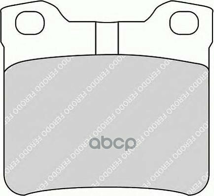 Комплект тормозных колодок, дисковый тормоз Ferodo арт. FDB1415
