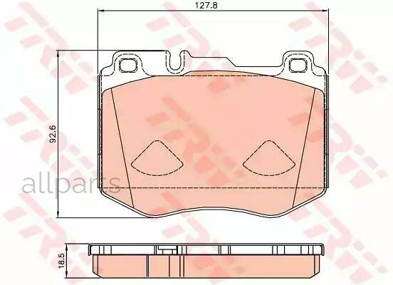TRW GDB2081 Колодки передние MB W205/W213/C238 TRW GDB2081