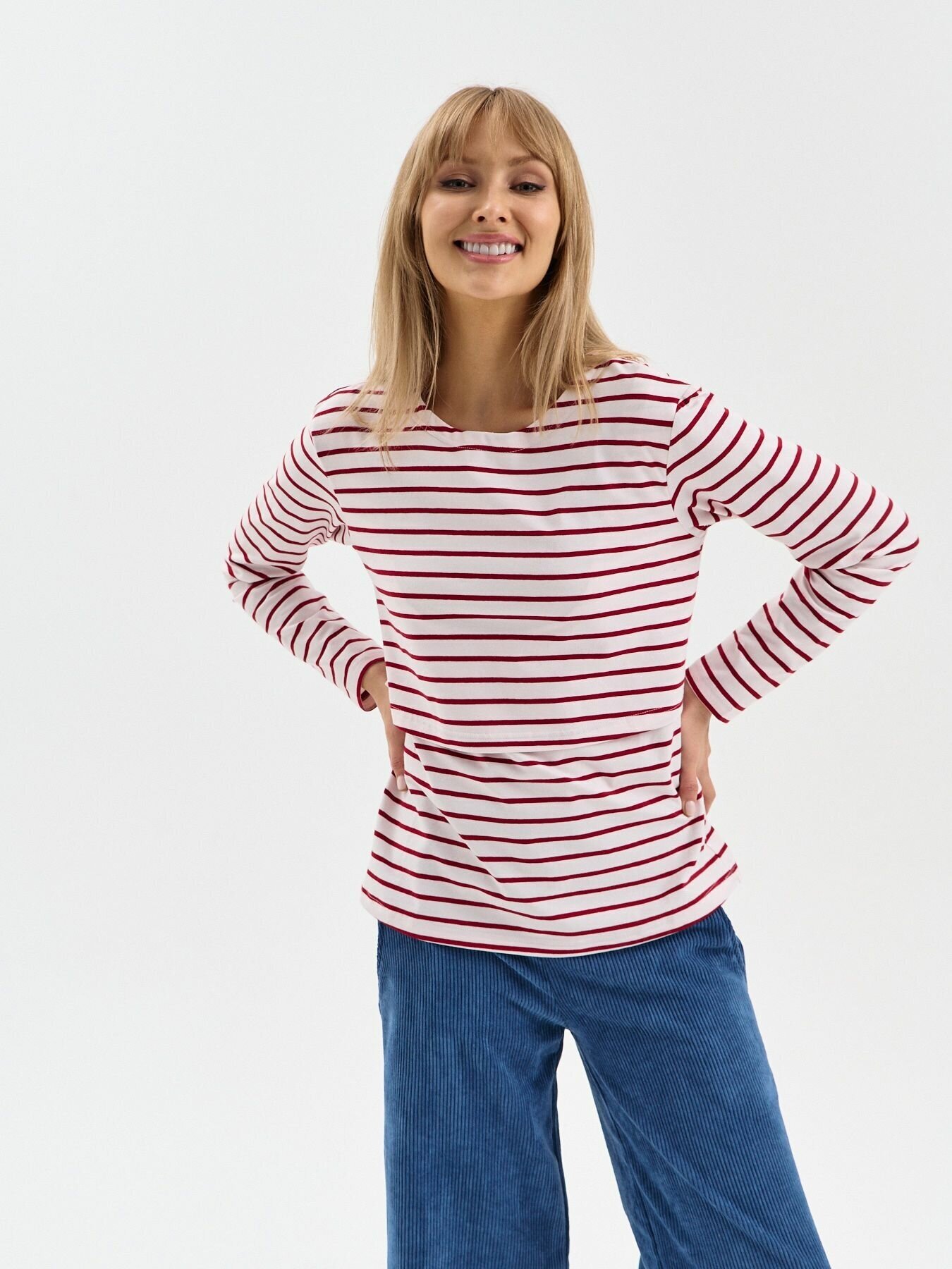 Лонгслив для кормящих мам