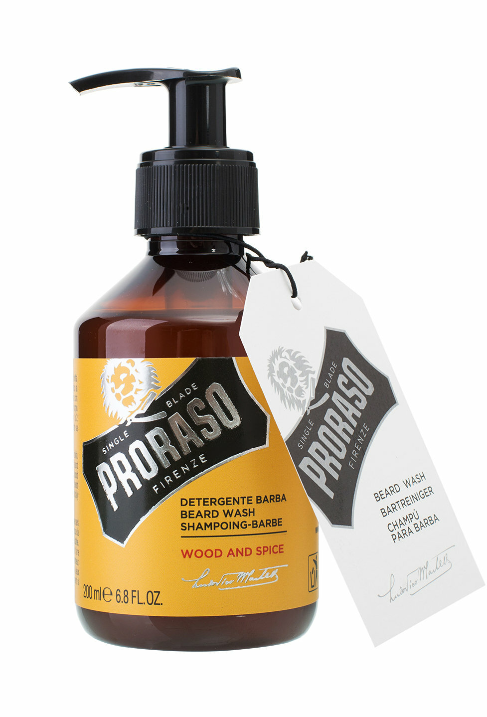 PRORASO Wood and Spice Шампунь для бороды, 200 мл