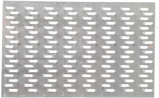 Пластина гвоздевая оцинкованная 129х203х1.0 мм