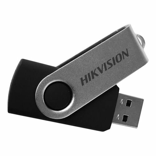 Флешка USB Hikvision M200S 128ГБ, USB3.0, серебристый и черный [hs-usb-m200s/128g/u3]