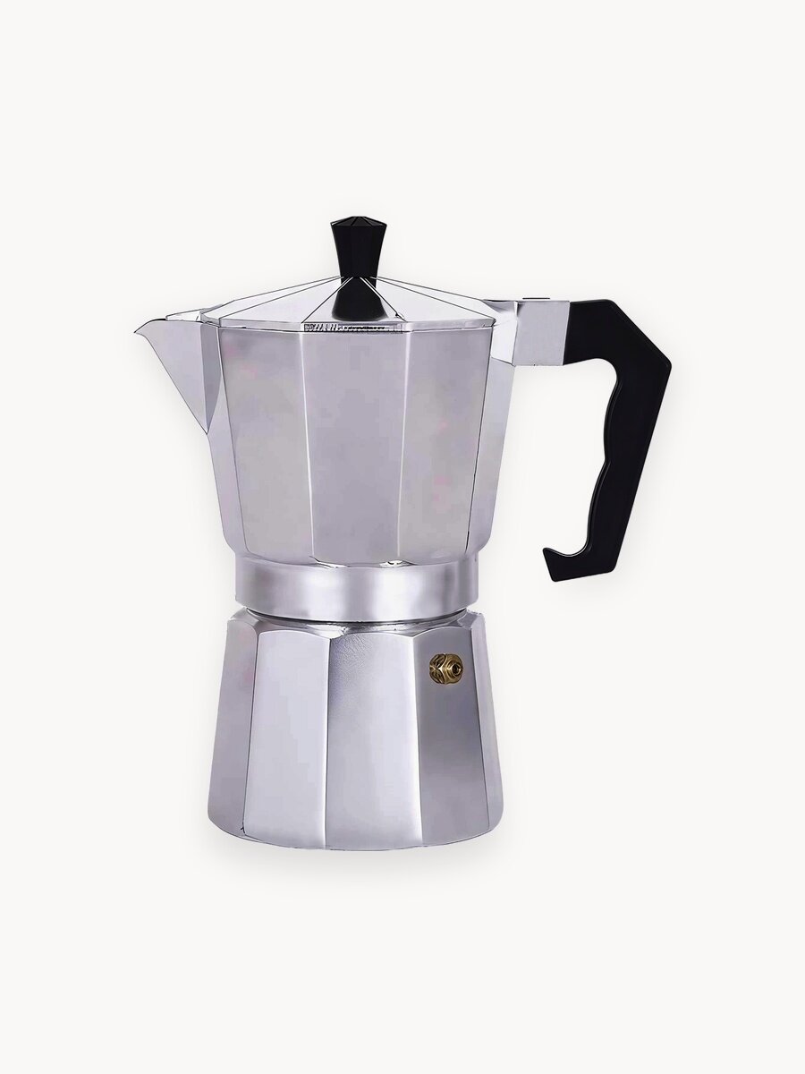 Гейзерная кофеварка "VG-Shop", объем 450 мл, до 9 порций, эргономичная ручка