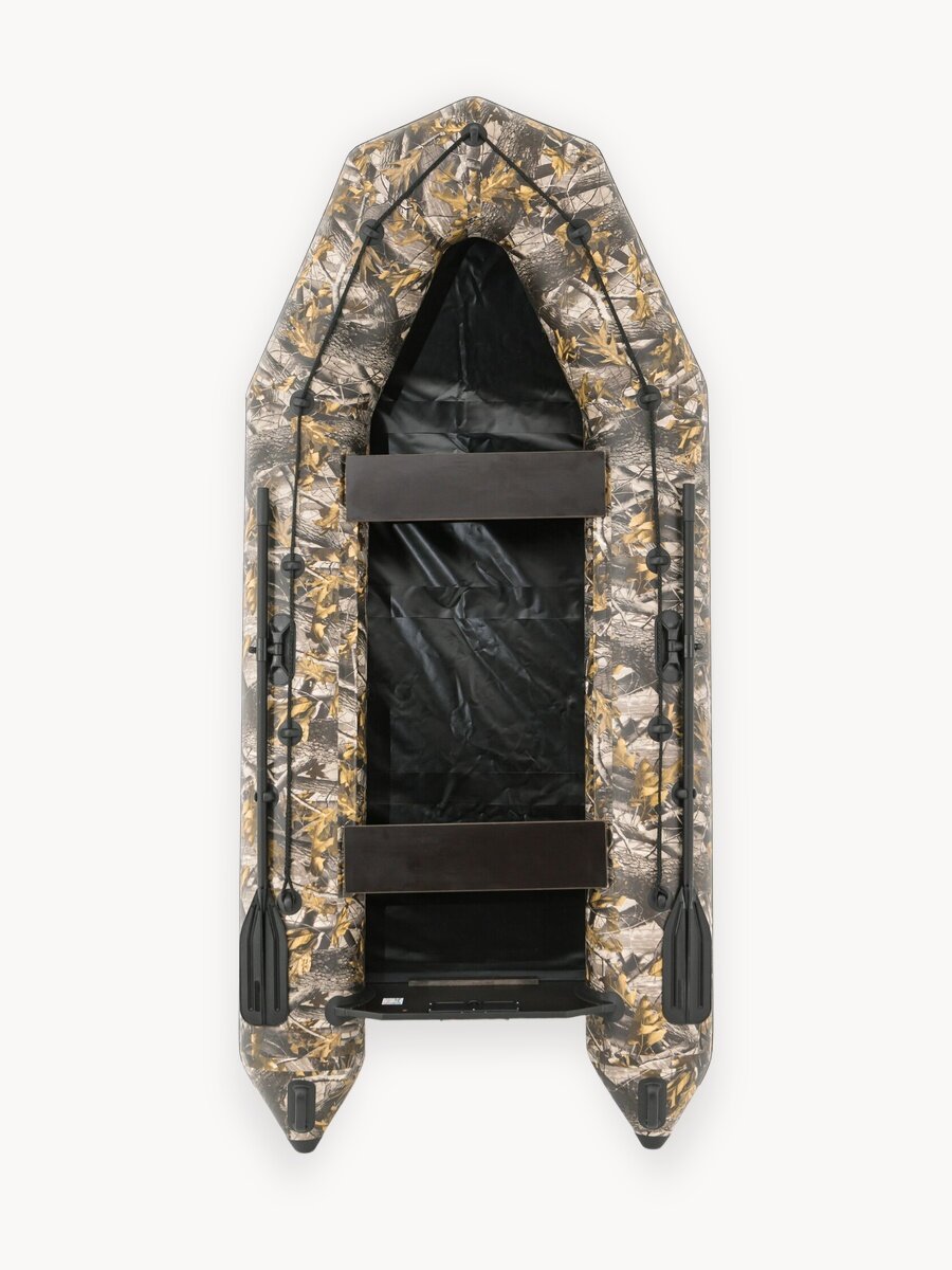 Лодка моторная Тайга-320, натяжное дно, камуфляж