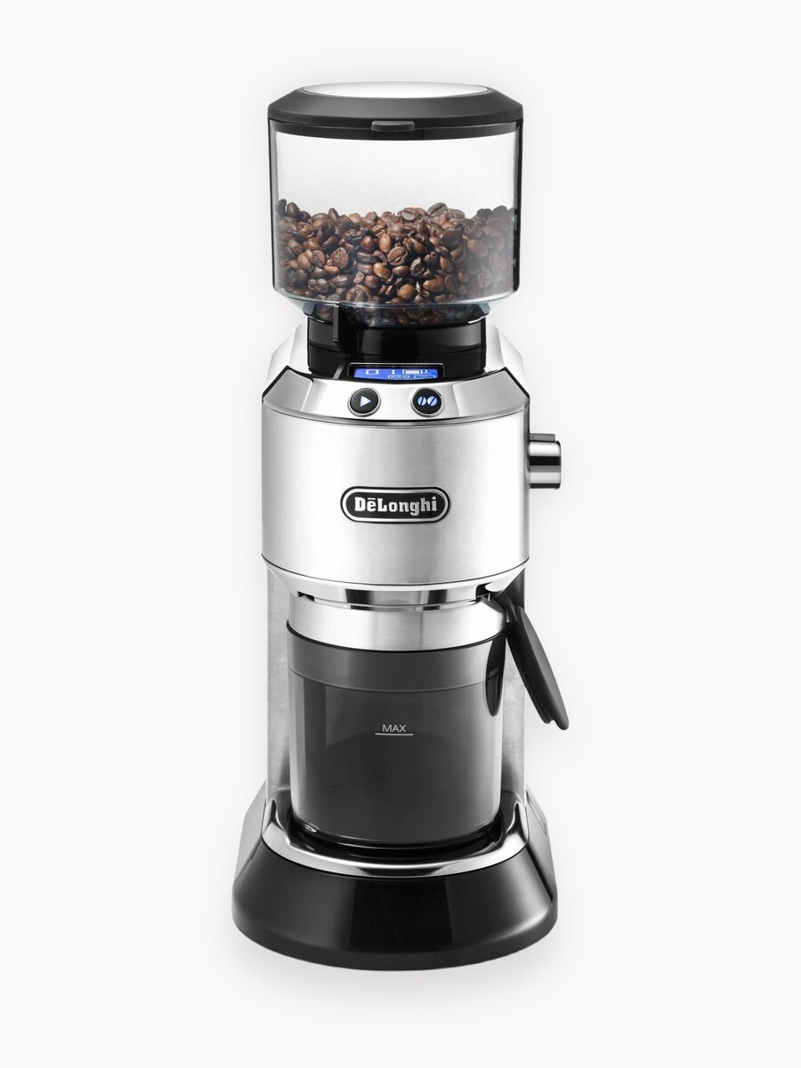 Кофемолка De’Longhi KG521. M (Цвет: Металлик/ Черный; Мощность: 150Вт)