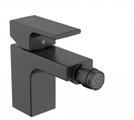 Смеситель для биде однорычажный со сливным гарнитуром Hansgrohe Vernis Blend 71211670 черный