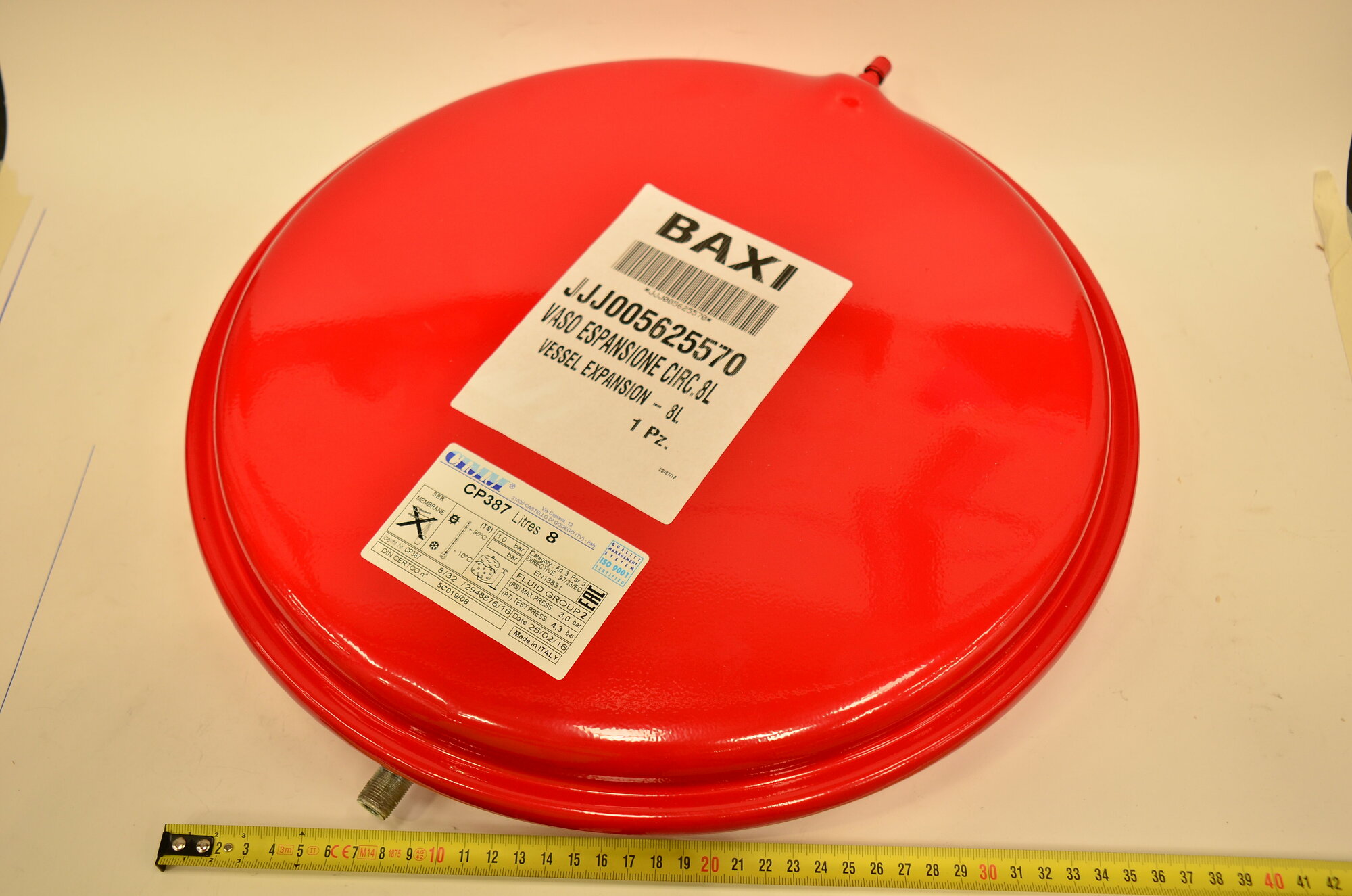 Расширительный бак 8л (круглый) Luna 3 Comfort 240 i/Fi, Luna 3 240 i/Fi, Eco 3 240 i/Fi, Eco 240 i/Fi Baxi 5625570