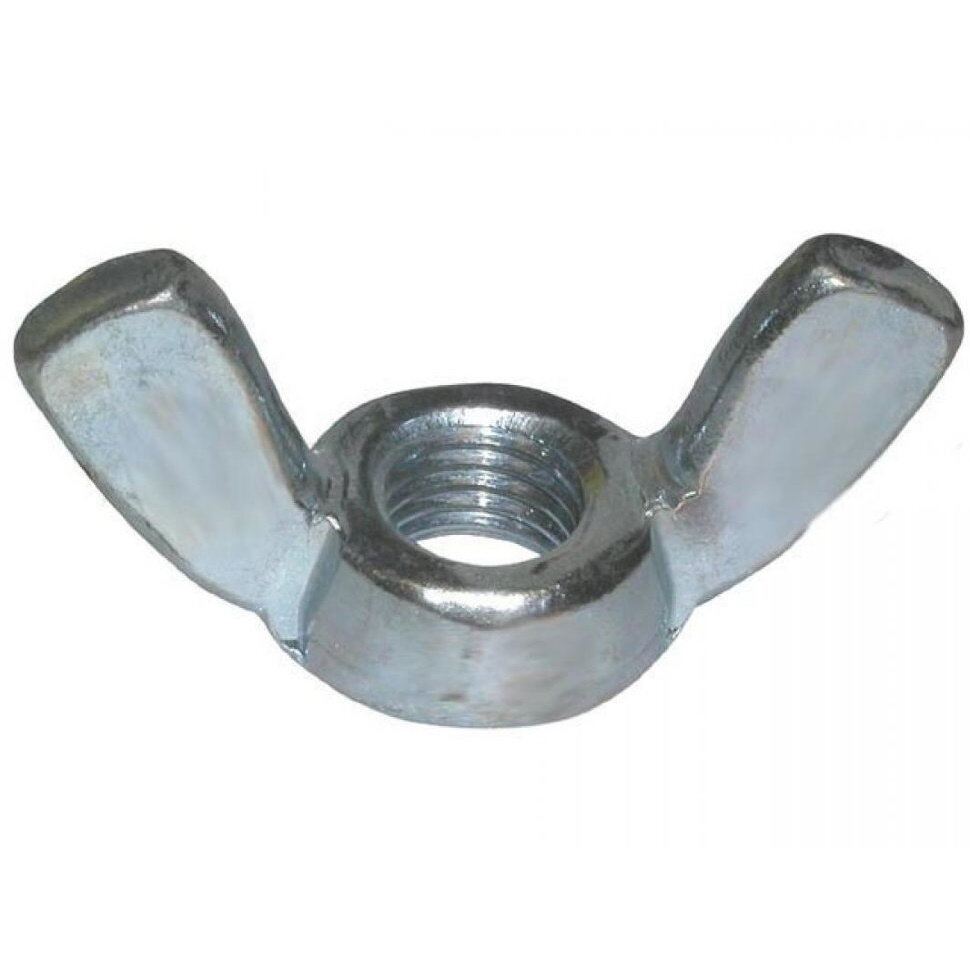 Гайка барашковая М12 (оцинкованная) DIN 315 (50шт)