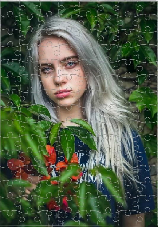 Пазл Билли Айлиш, Billie Eilish №9, А3